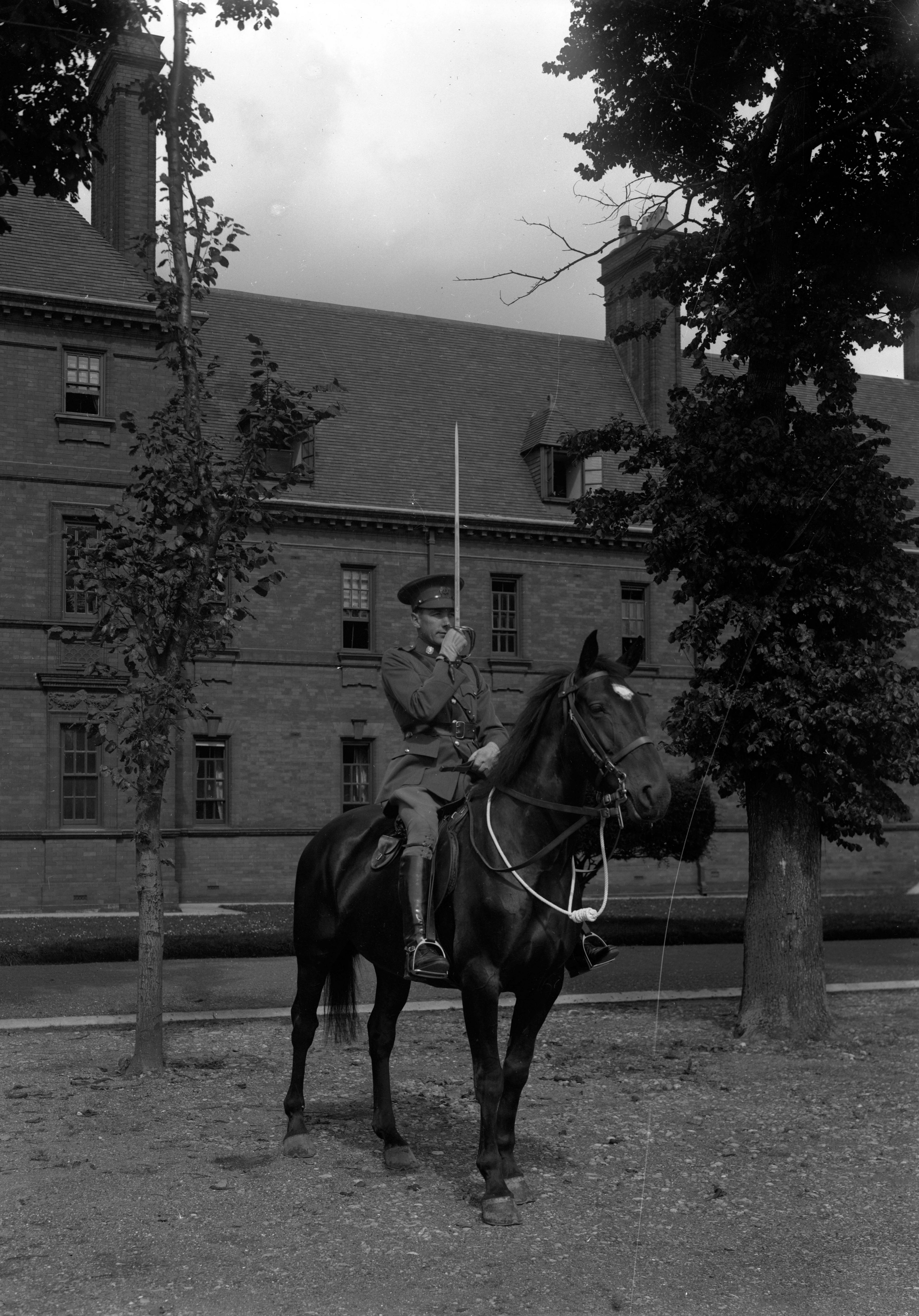 Military Archives | Officer sword drill, mounted and dismounted(1927)