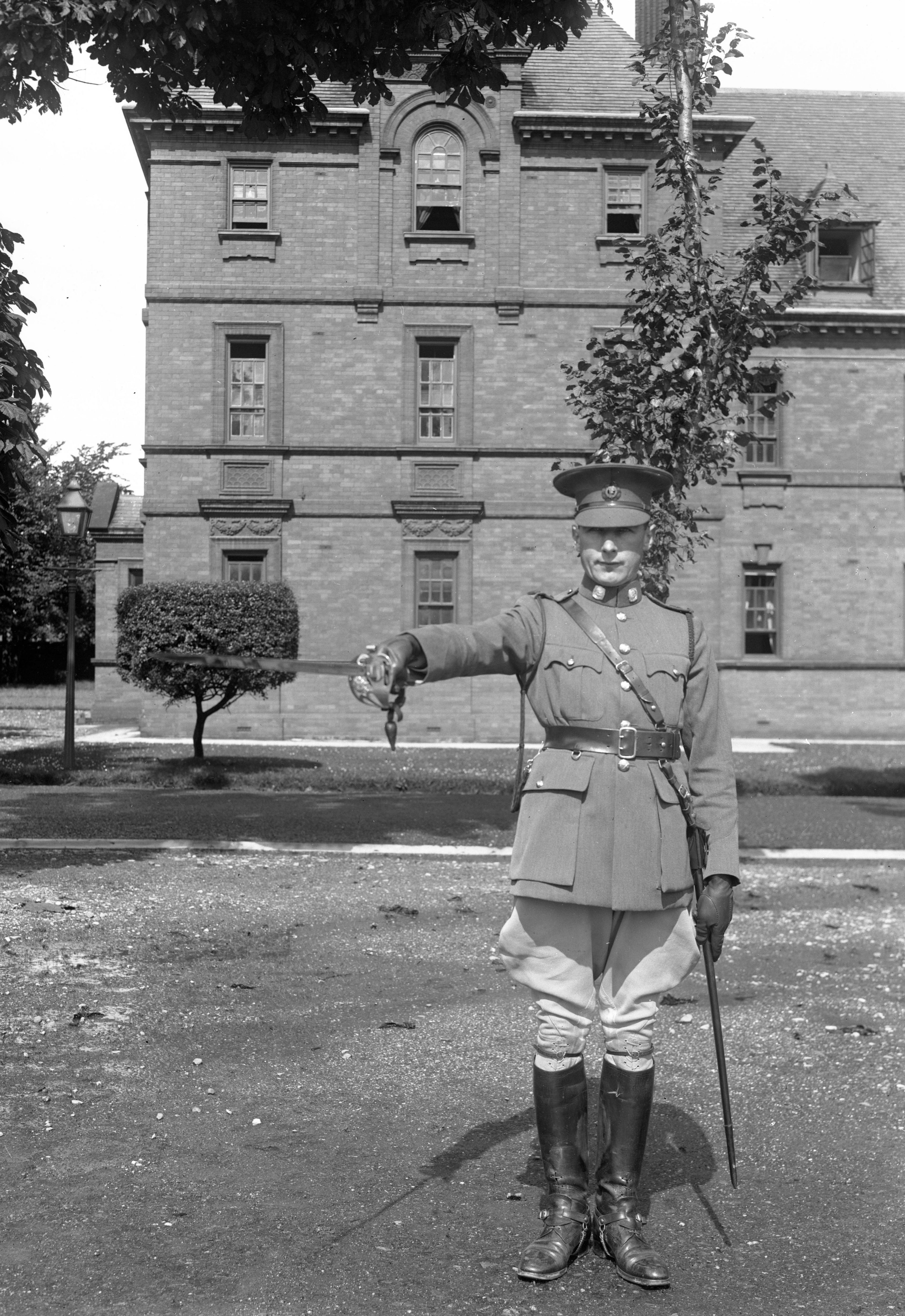 Military Archives | Officer sword drill, mounted and dismounted(1927)