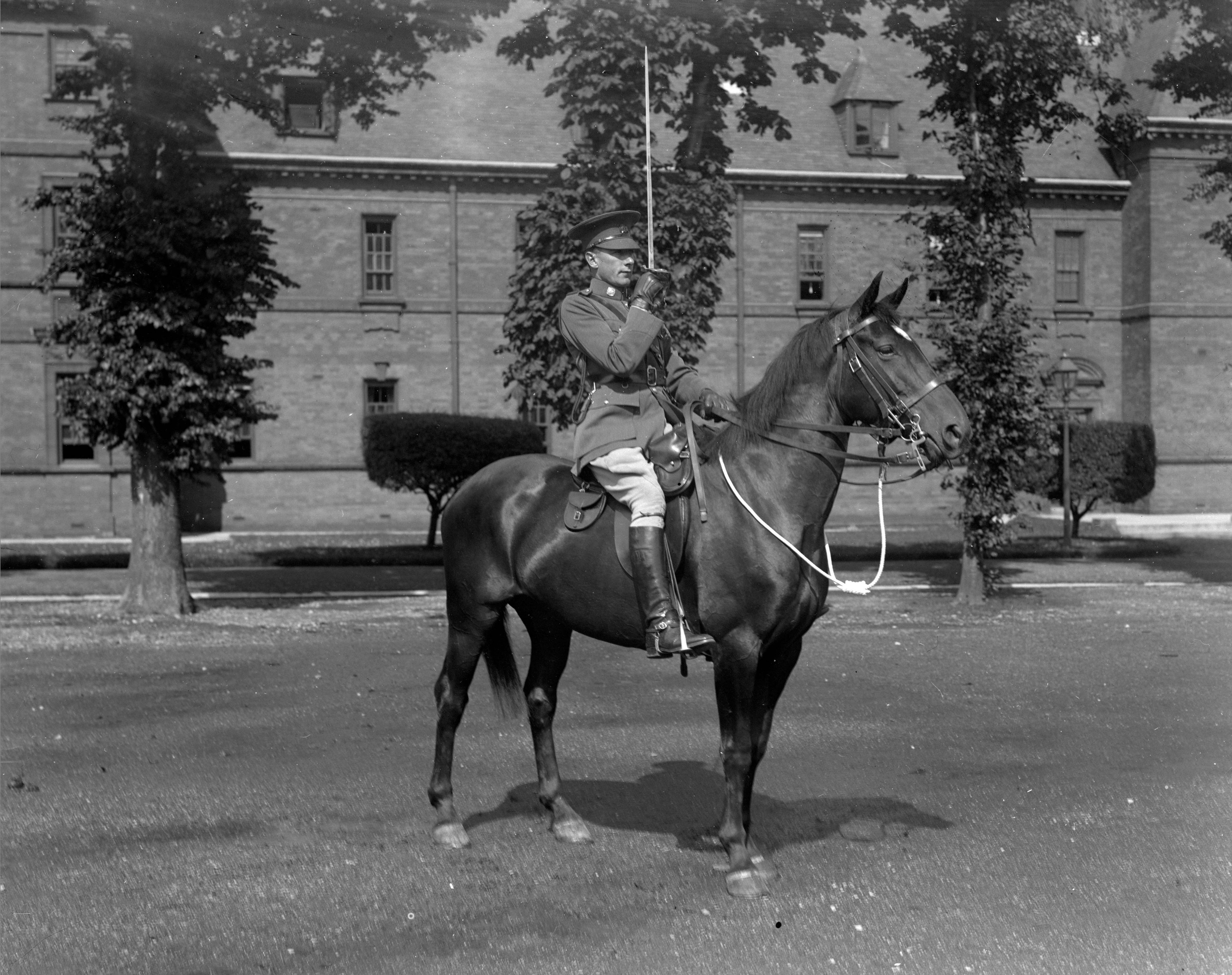 Military Archives | Officer sword drill, mounted and dismounted(1927)
