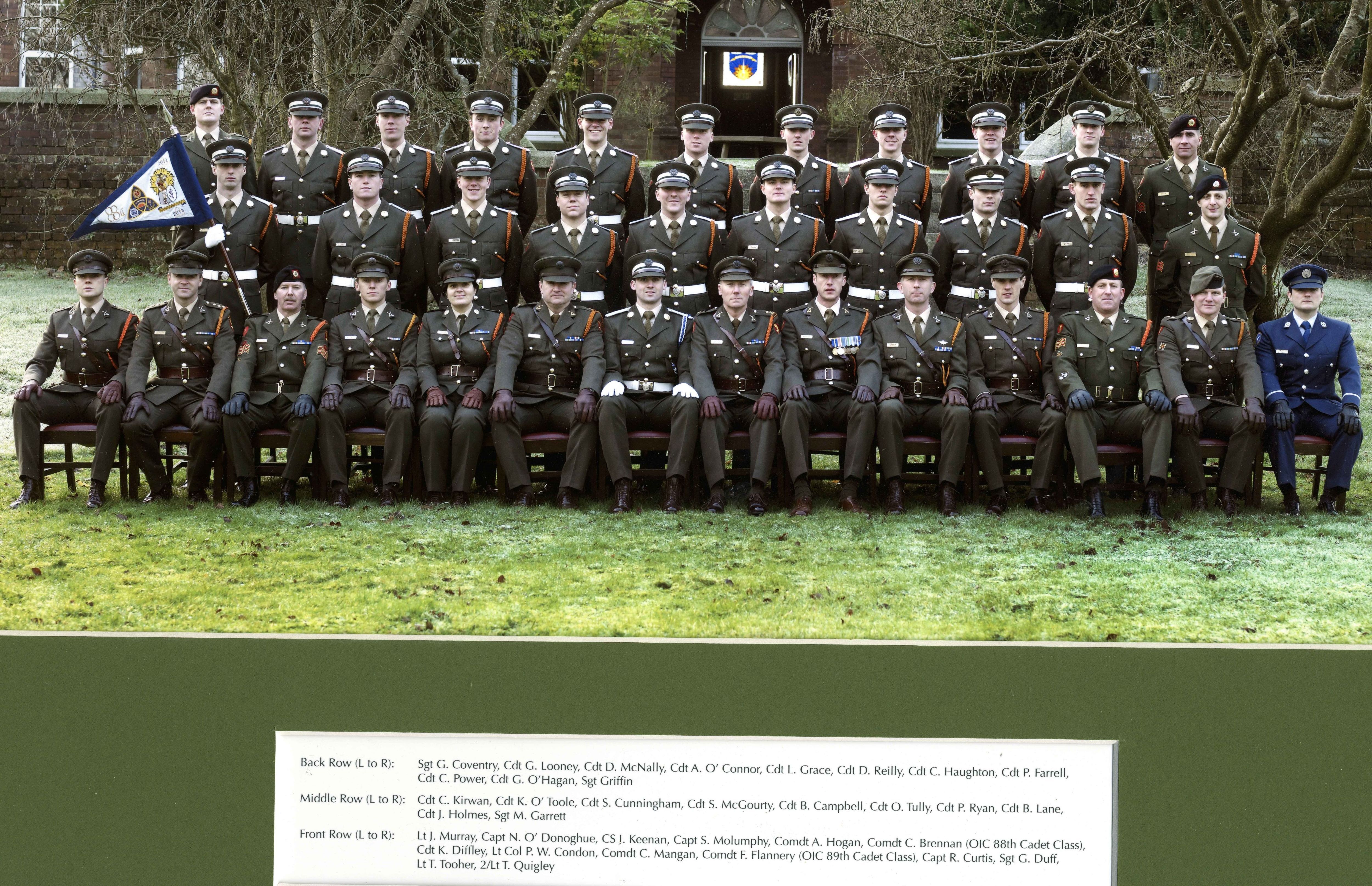 Military Archives | Cadet classes 1928-2013