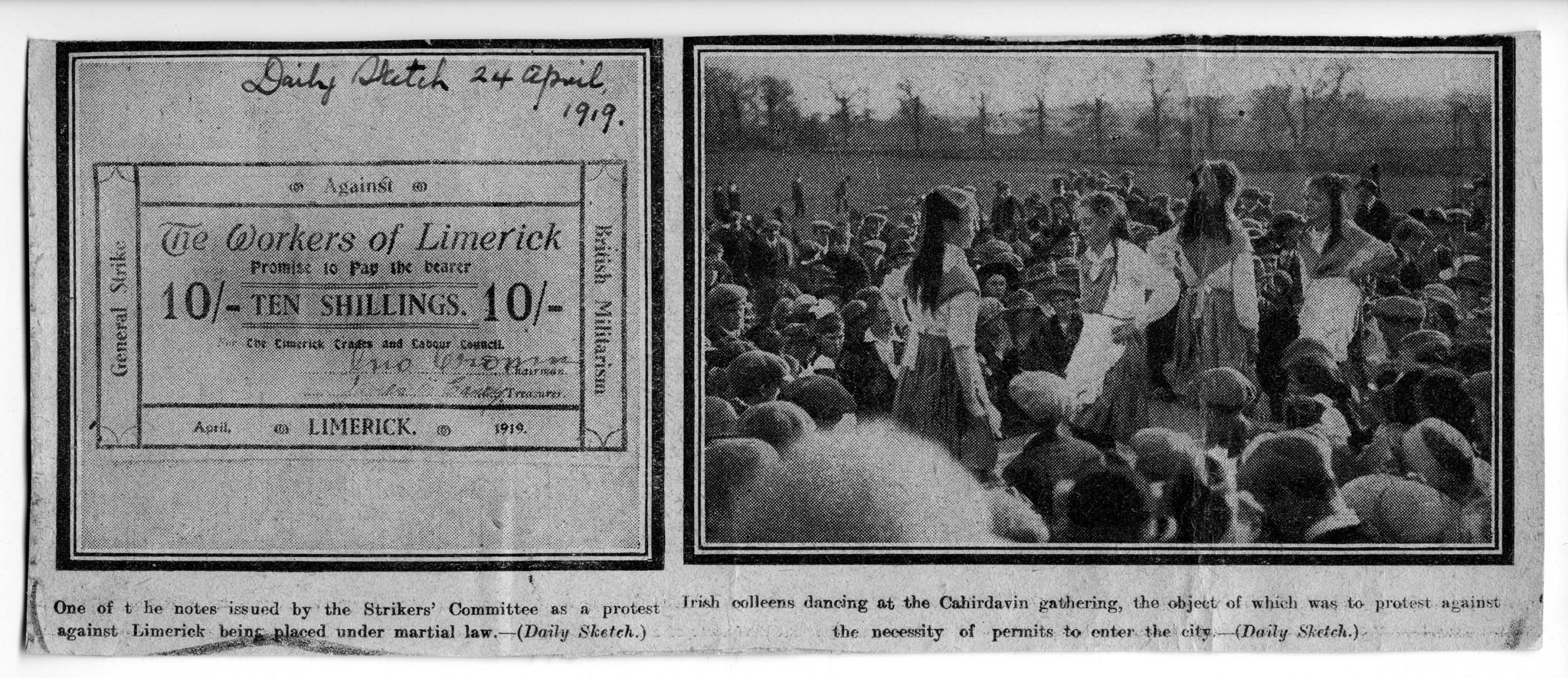 Military Archives | P28: Events of national interest 1919-1920