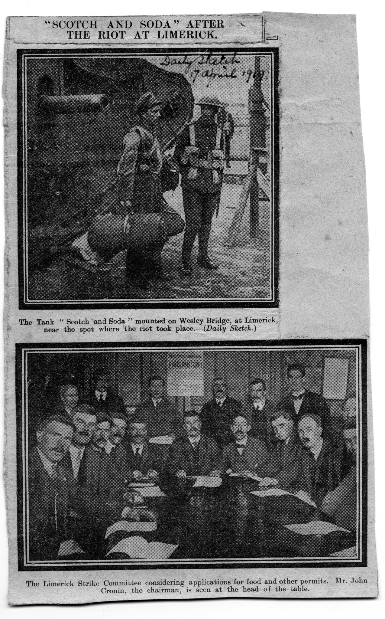 Military Archives | P28: Events of national interest 1919-1920