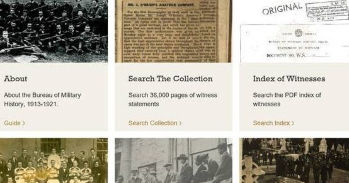 Military Archives | Bureau of Military History Website