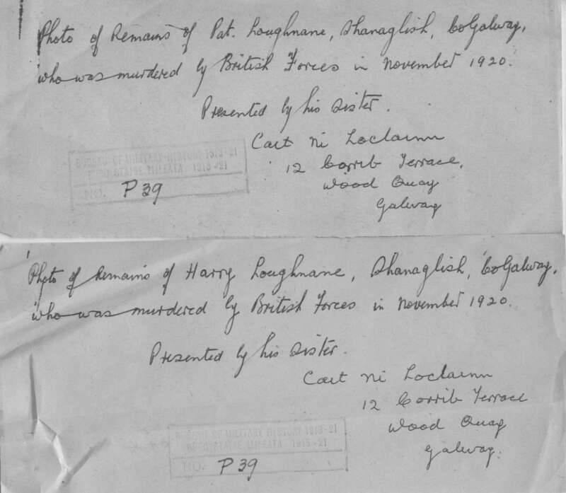 Military Archives | P39: Harry and Pat Loughnan murdered in Co.…